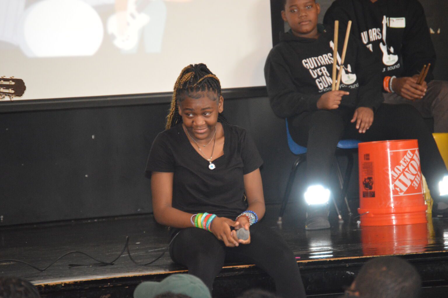 Guitars Over Guns Brings Music to Gary Comer Middle School - Noble Schools